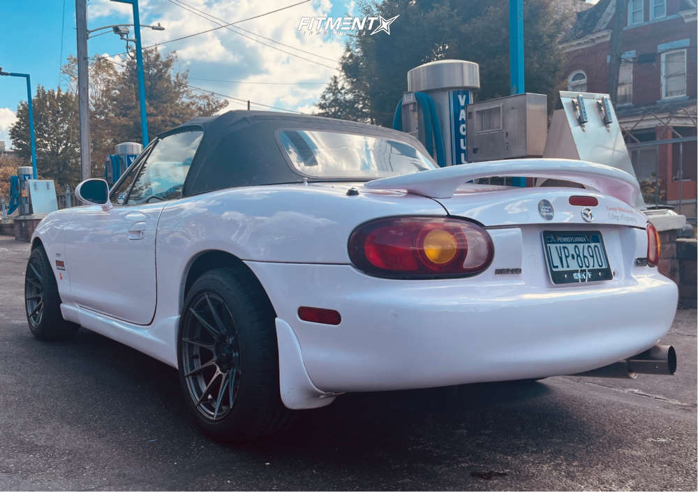 1999 Mazda Miata Base with 15x8 Advanti Racing Storm S1 and Continental ...