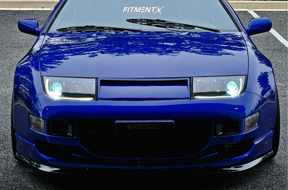 1991 Nissan 300ZX Turbo with 18x9.5 Work Emotion Cr 3p and Hankook ...