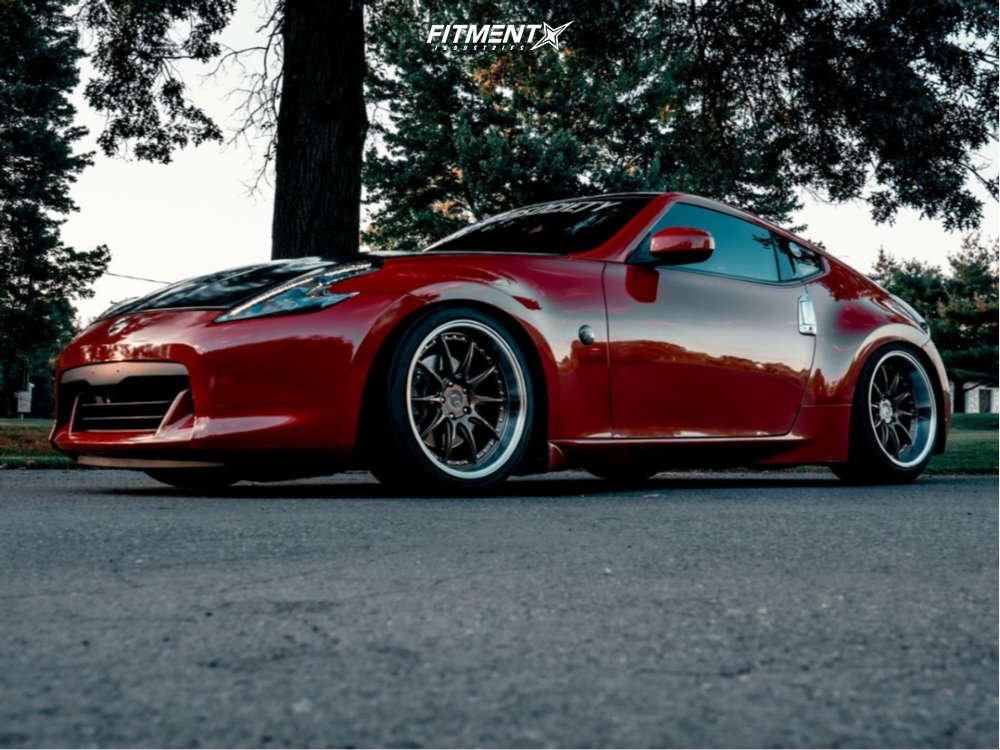 2011 Nissan 370Z Base with 19x9.5 Aodhan Ds07 and Hankook 245x45 on ...