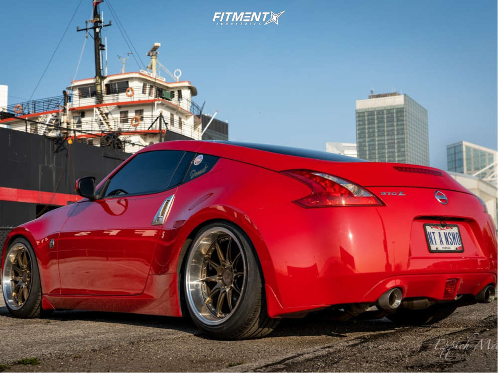 2011 Nissan 370Z Base with 19x9.5 Aodhan Ds07 and Hankook 245x45 on ...