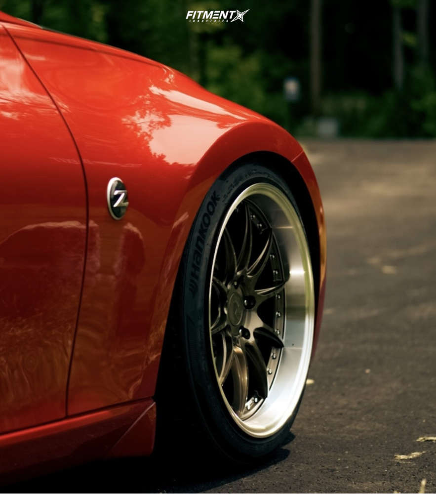 2011 Nissan 370Z Base with 19x9.5 Aodhan Ds07 and Hankook 245x45 on ...