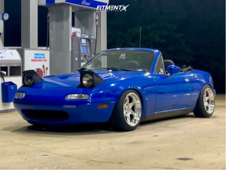 1990 Mazda Miata Base with 15x8 Kansei Tandem and Toyo Tires 195x45 on ...