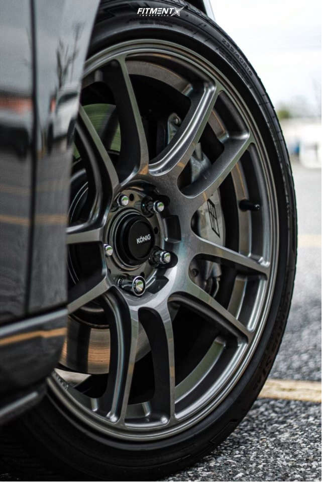 2023 Hyundai Elantra N Line with 18x8.5 Konig Heliogram and Hankook ...