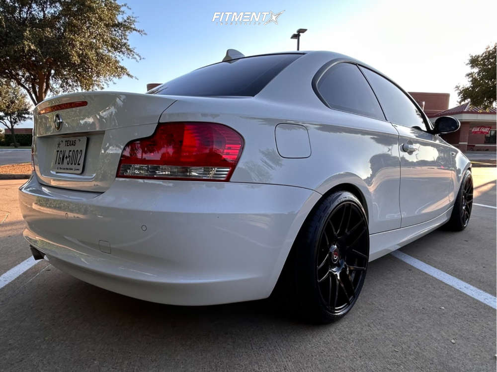 2009 BMW 128i Base with 18x8.5 Curva C300 and General 225x40 on Stock ...
