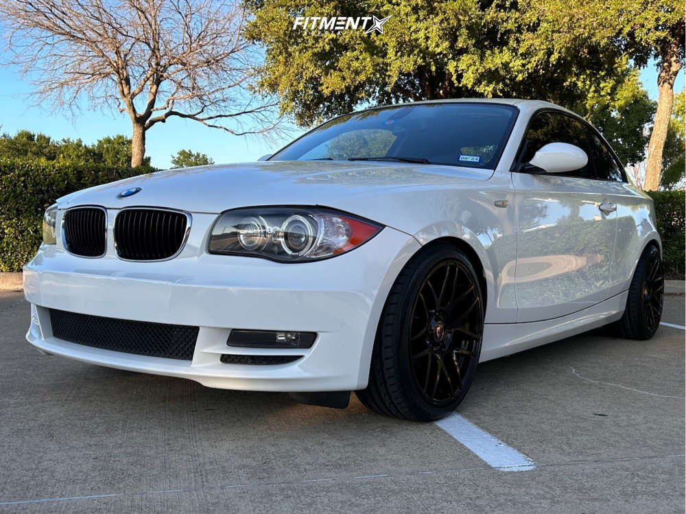 2009 BMW 128i Base with 18x8.5 Curva C300 and General 225x40 on Stock ...