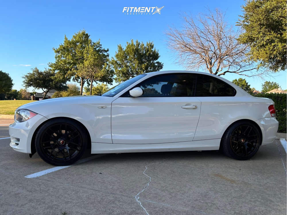 2009 BMW 128i Base with 18x8.5 Curva C300 and General 225x40 on Stock ...