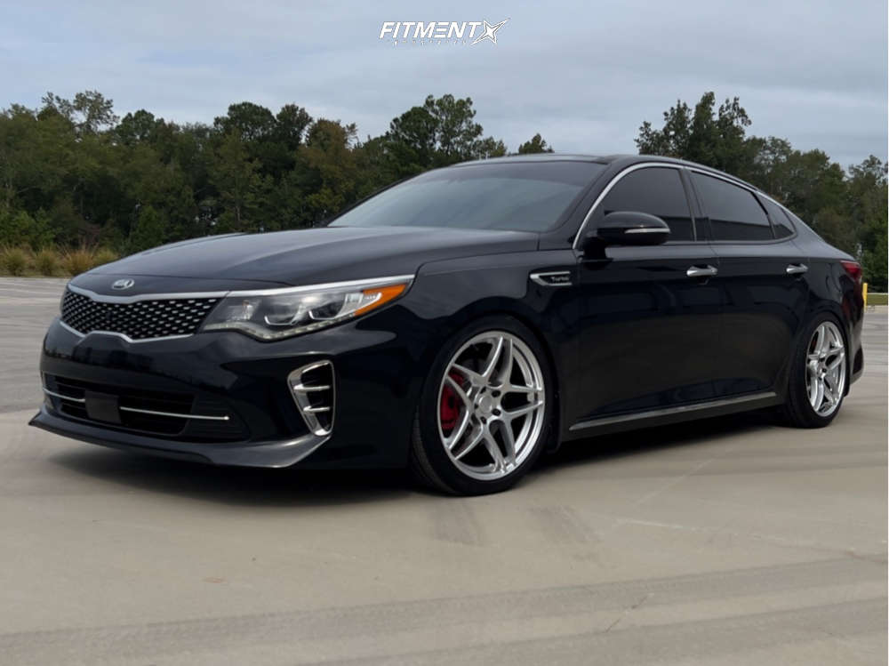 2017 Kia Optima SXL with 19x8.5 Kansei Astro and Goodyear 235x40 on Coilovers | 2786535 ...
