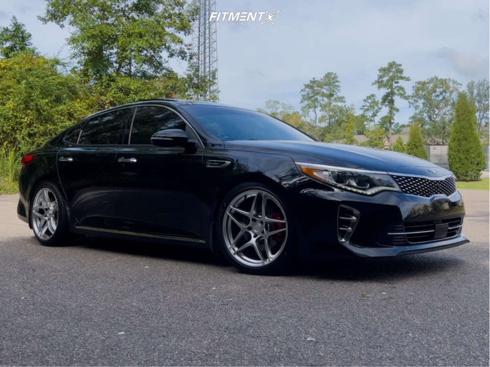 2017 Kia Optima SXL with 19x8.5 Kansei Astro and Goodyear 235x40 on ...