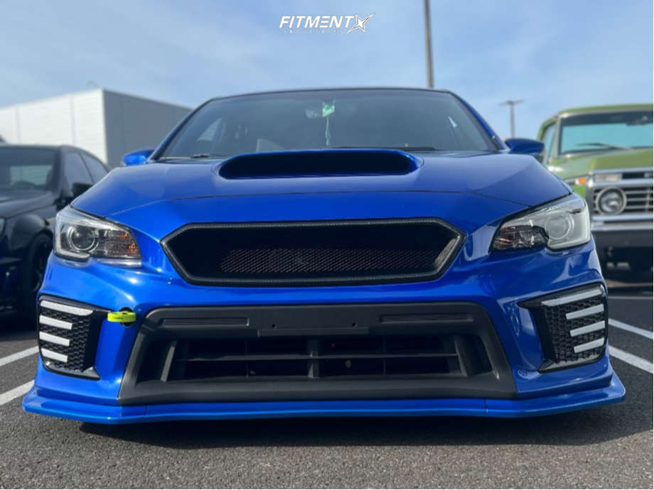 2018 Subaru WRX STI Base with 18x8 Enkei Ts-5 and Fullrun 245x40 on Air ...