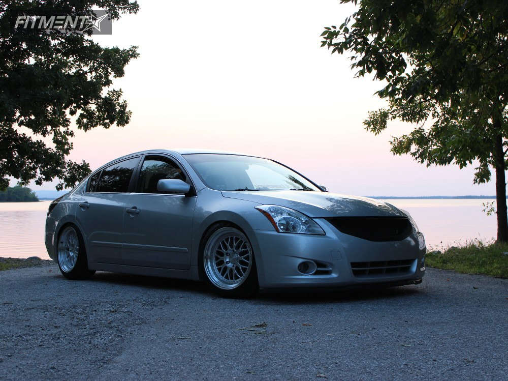 2012 Nissan Altima SR with 18x9.5 ESR Sr01 and Federal 225x45 on ...