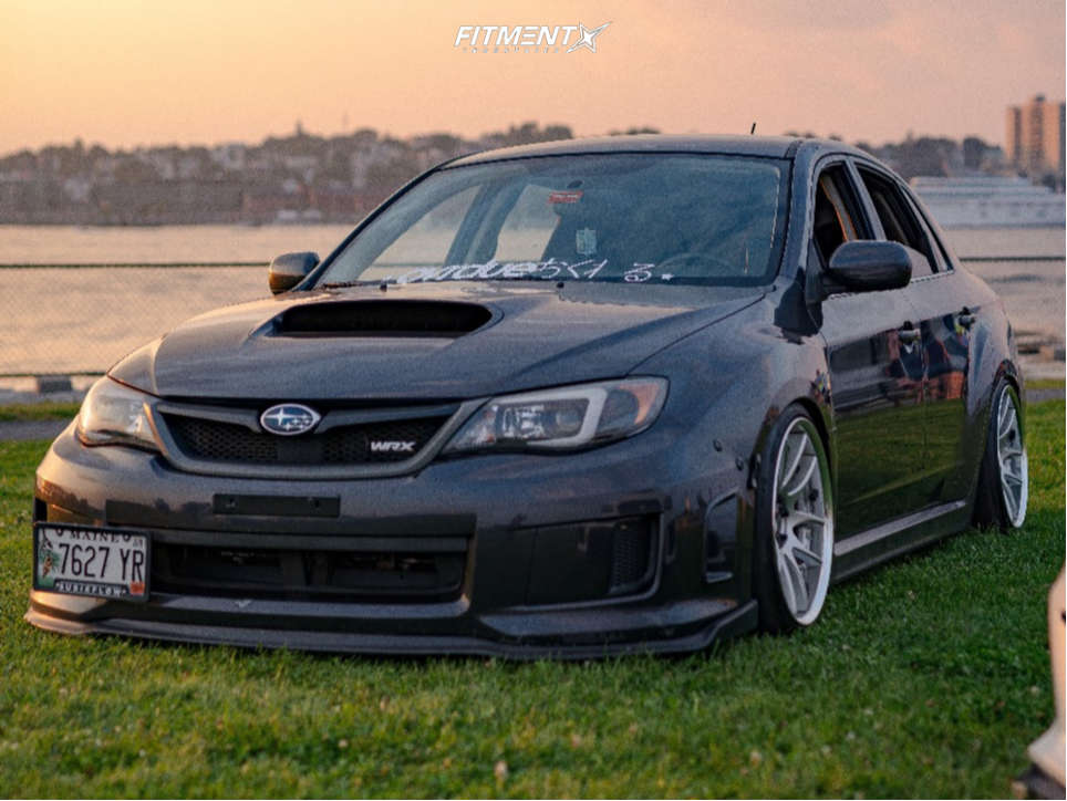2013 Subaru WRX Base with 18x9.5 Work Emotion Cr 3p and Nexen 225x40 on ...