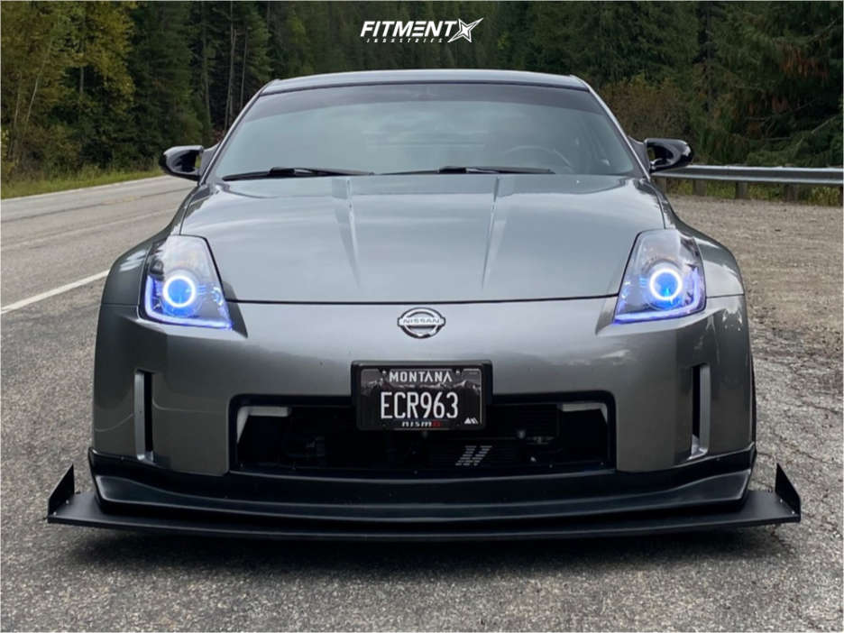 2006 Nissan 350Z Base with 18x8.5 AVID1 AV6 and Firestone 225x45 on ...