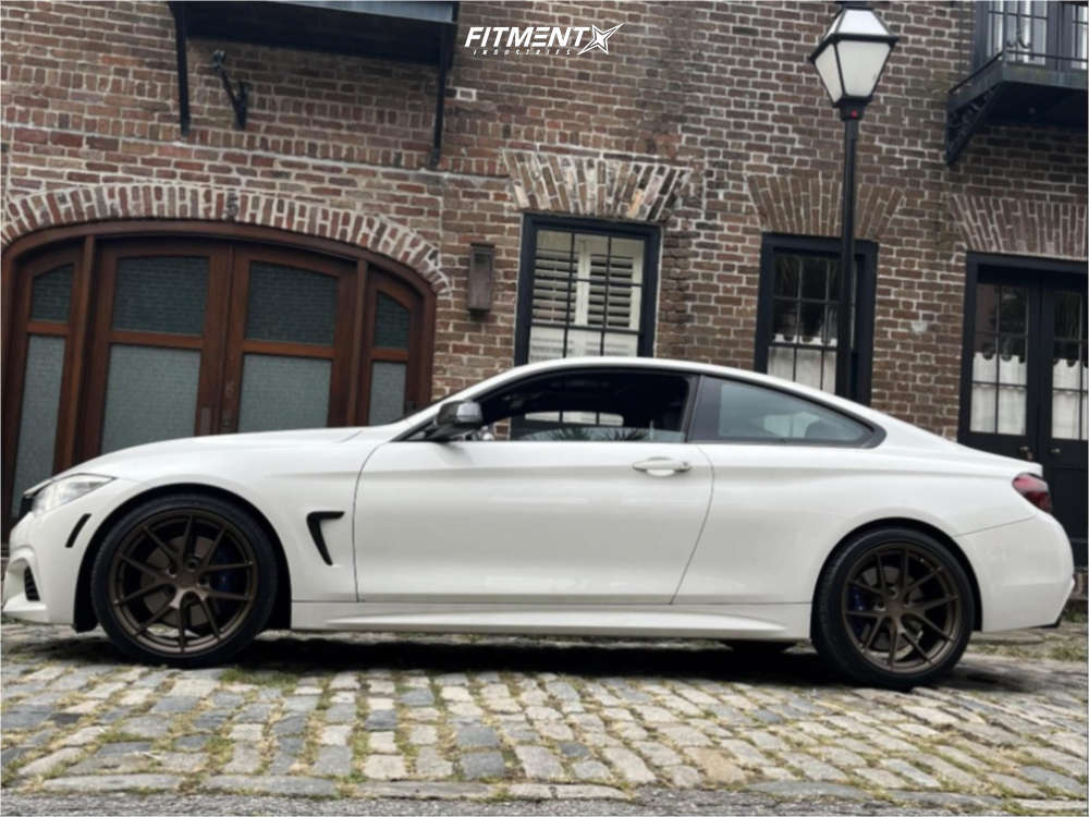 2015 BMW 428i other with 19x8.5 Aodhan Aff7 and Lexani 245x35 on Stock ...