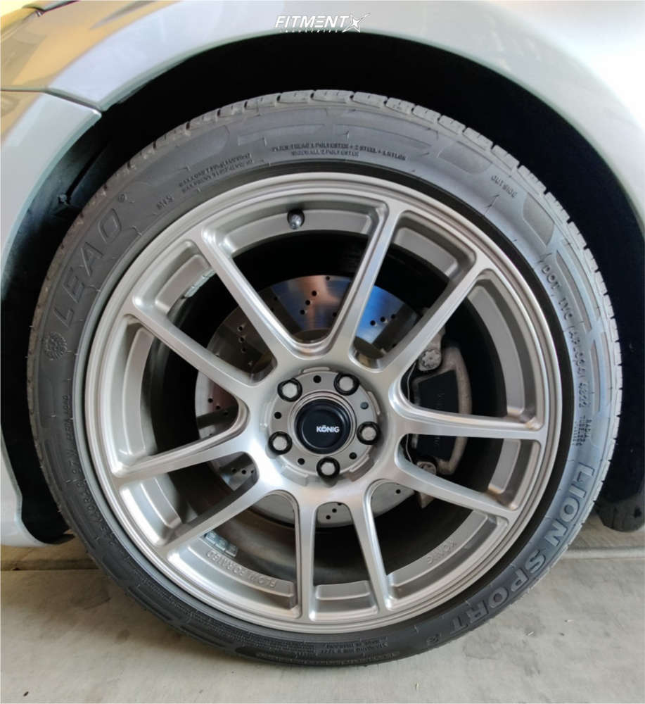 2011 Mercedes-Benz E550 Base with 18x8.5 Konig Heliogram and Leao ...