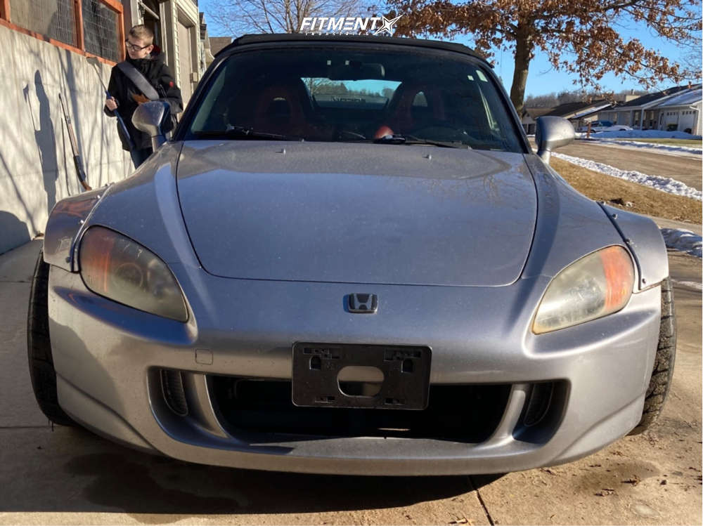 2000 Honda S2000 Base with 18x10.5 Kansei Knp and Kenda 265x35 on Stock ...