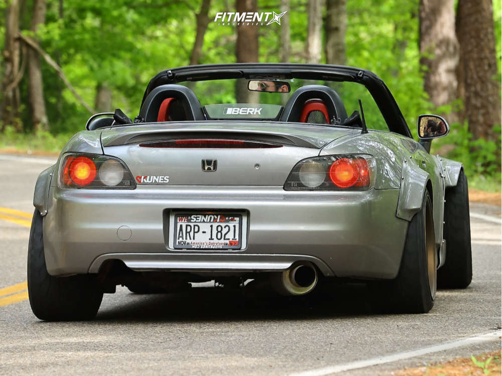 2000 Honda S2000 Base with 18x10.5 Kansei Knp and Kenda 265x35 on Stock ...