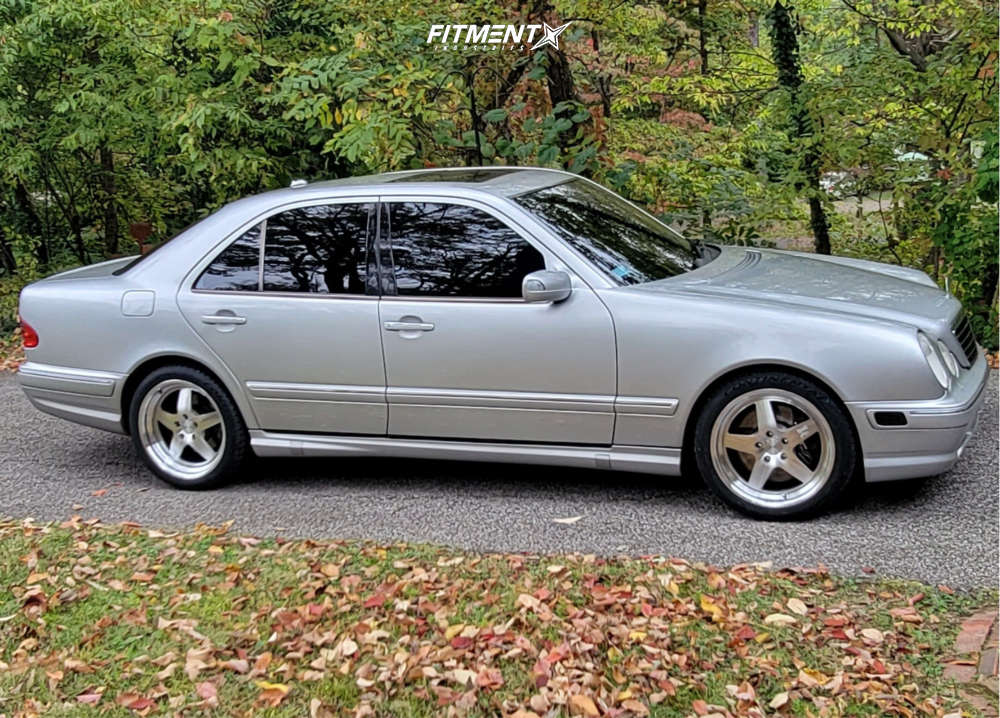 2001 Mercedes-Benz E55 AMG Base with 18x8.5 Klutch Sl5 and Continental ...