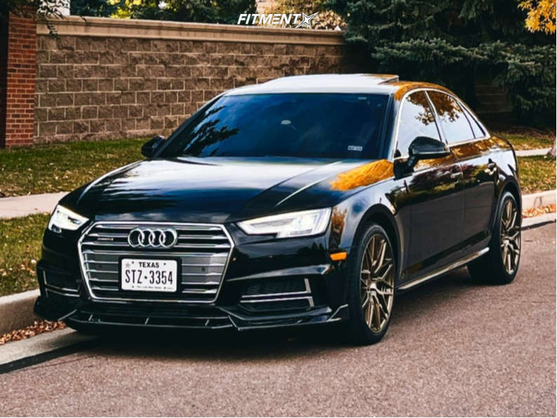 2017 Audi A4 Quattro Premium Plus with 19x9 F1R F103 and Continental ...