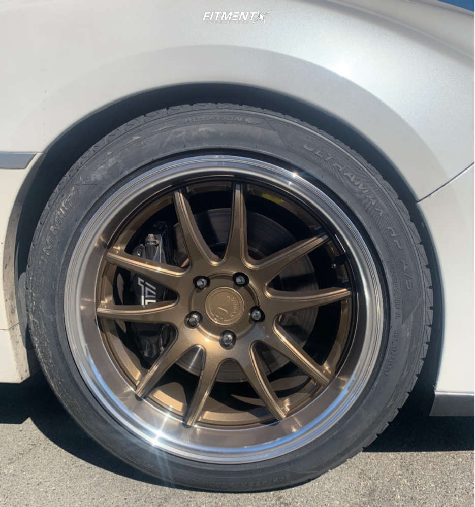 2011 Subaru Impreza WRX STI Limited with 18x9.5 Aodhan Ds02 and Summit ...