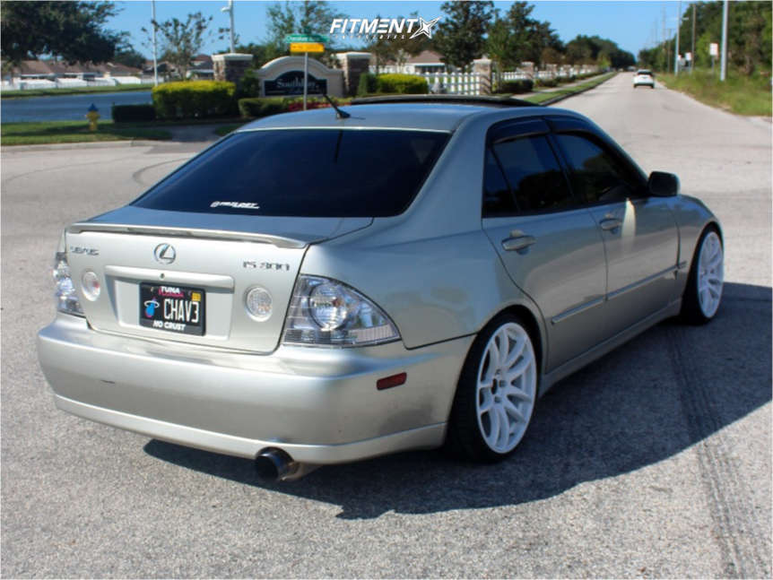 2002 Lexus IS300 Base with 18x8.5 Vors TR4 and Lexani 215x35 on ...