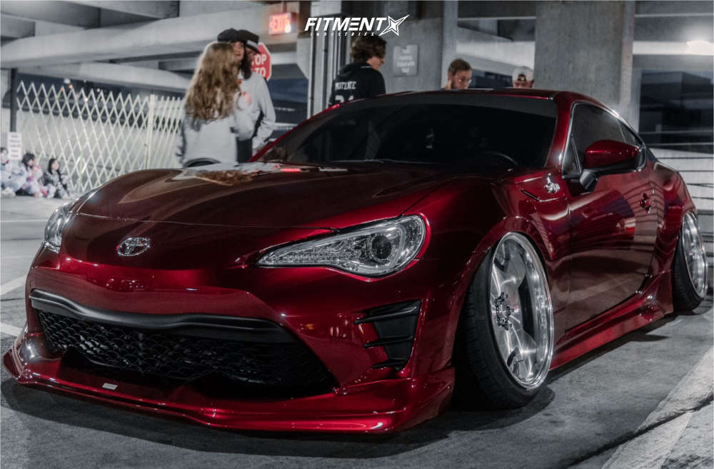 2013 Scion FR-S Base with 18x10 Work Lanvec Ld1 and Nankang 215x40 on ...