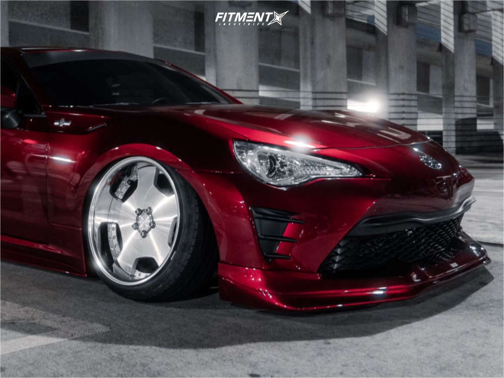 2013 Scion FR-S Base with 18x10 Work Lanvec Ld1 and Nankang 215x40 on ...