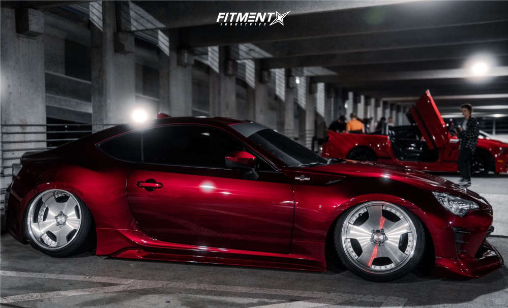 2013 Scion FR-S Base with 18x10 Work Lanvec Ld1 and Nankang 215x40 on ...