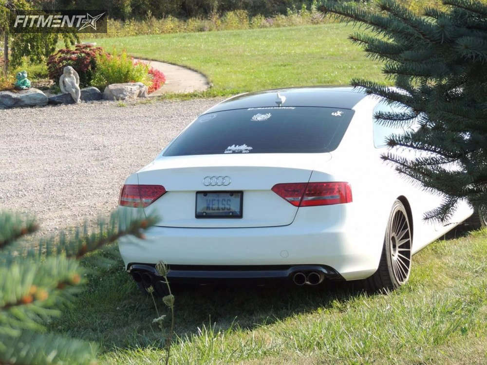 2012 Audi A5 Quattro Premium with 19x8.5 Rotiform Ind-t and Hankook ...