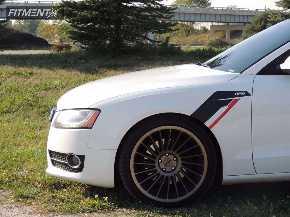 2012 Audi A5 Quattro Premium with 19x8.5 Rotiform Ind-t and Hankook ...