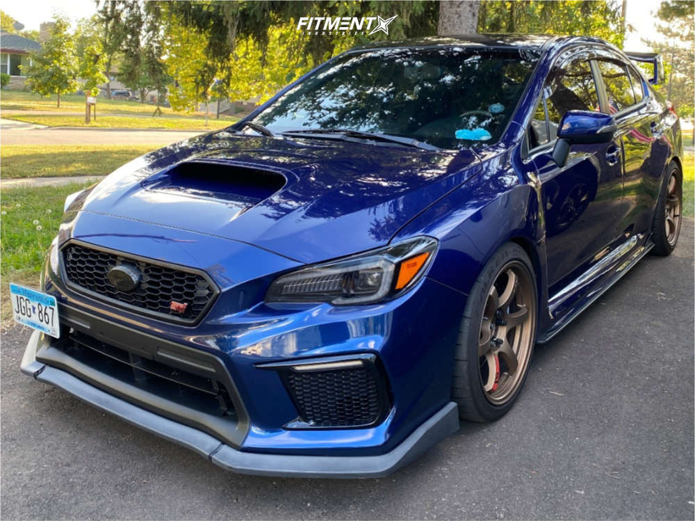 2016 Subaru WRX STI Limited with 18x9.5 Gram Lights 57dr and Falken ...