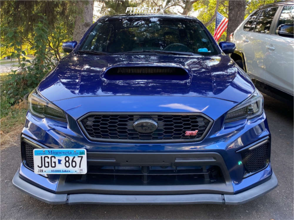 2016 Subaru WRX STI Limited with 18x9.5 Gram Lights 57dr and Falken ...