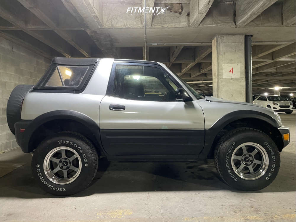 1998 Toyota RAV4 Base with 16x8 Volk TE37V and Firestone 235x75 on ...