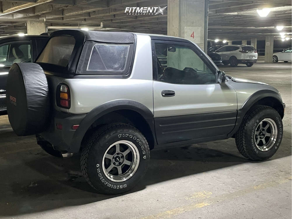 1998 Toyota RAV4 Base with 16x8 Volk TE37V and Firestone 235x75 on ...