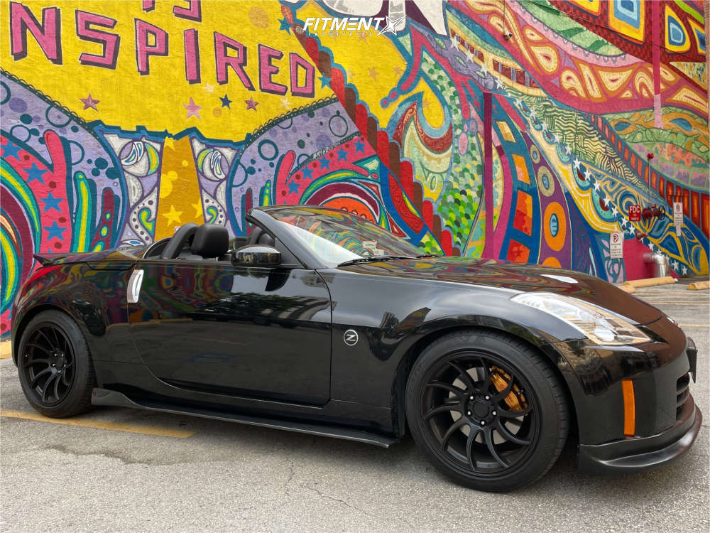 2007 Nissan 350Z Grand Touring with 18x9.5 Anovia Night and Kumho ...