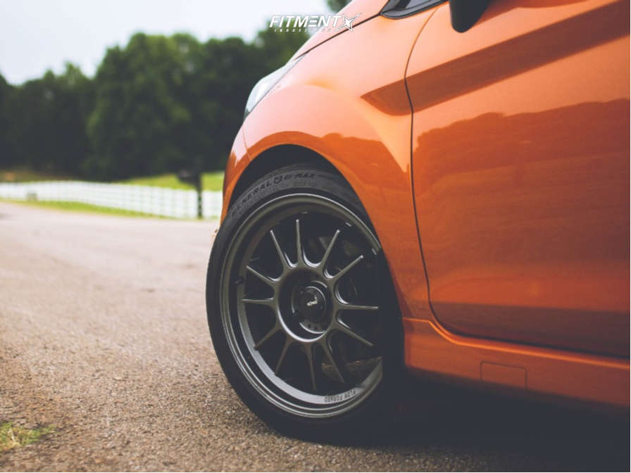 2017 Ford Fiesta ST with 17x8 Konig Hypergram and Continental 205x45 on ...