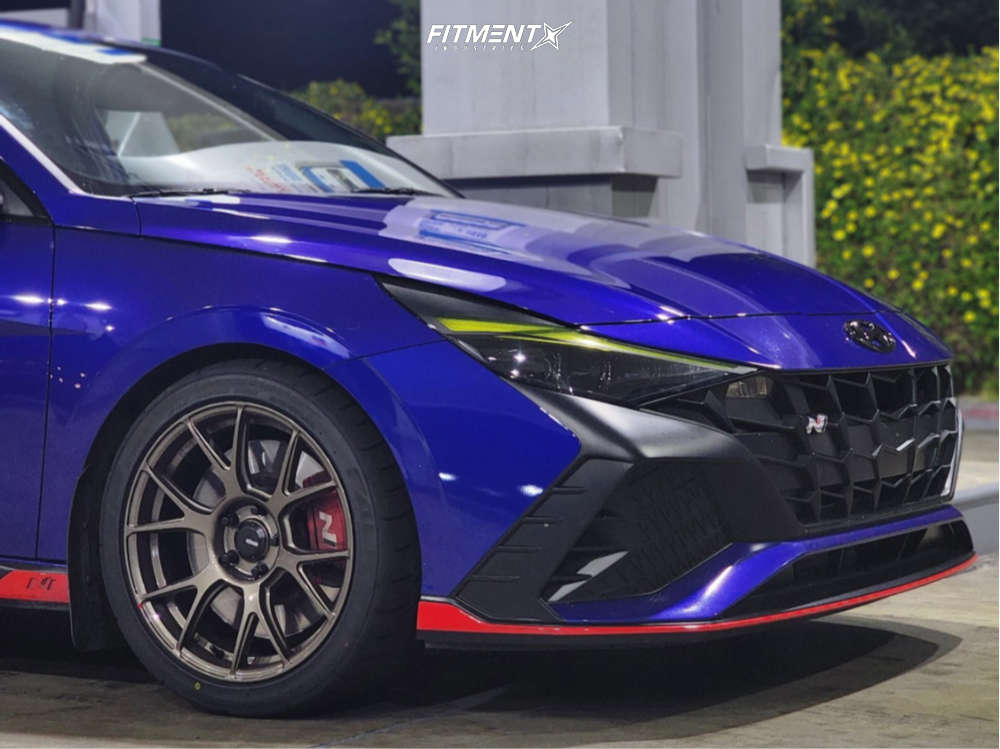 2022 Hyundai Elantra N Base with 19x8.5 Konig Ampliform and Falken ...