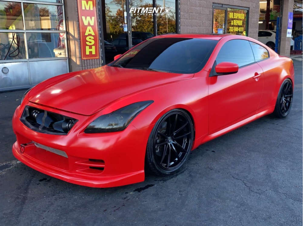 2012 INFINITI G37 Journey with 20x9.5 Konig Oversteer and Nitto 255x35 ...