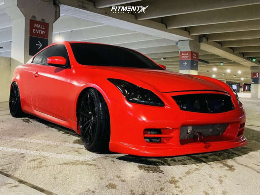 2012 INFINITI G37 Journey with 20x9.5 Konig Oversteer and Nitto 255x35 ...