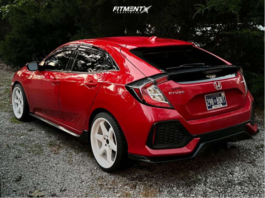 2019 Honda Civic Sport with 19x9.5 Vors Tr37 and Arroyo 235x35 on Stock ...
