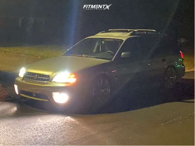 2003 Subaru Outback Limited with 18x8.5 Vors Tr4 and Vercelli 215x35 on ...