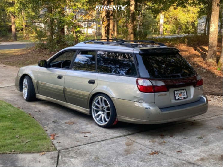 2003 Subaru Outback Limited with 18x8.5 Vors Tr4 and Vercelli 215x35 on ...
