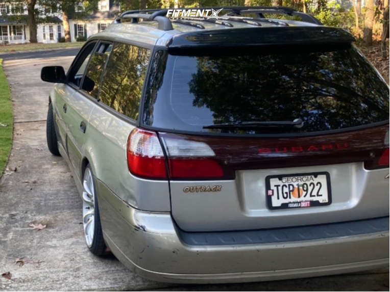 2003 Subaru Outback Limited with 18x8.5 Vors Tr4 and Vercelli 215x35 on ...