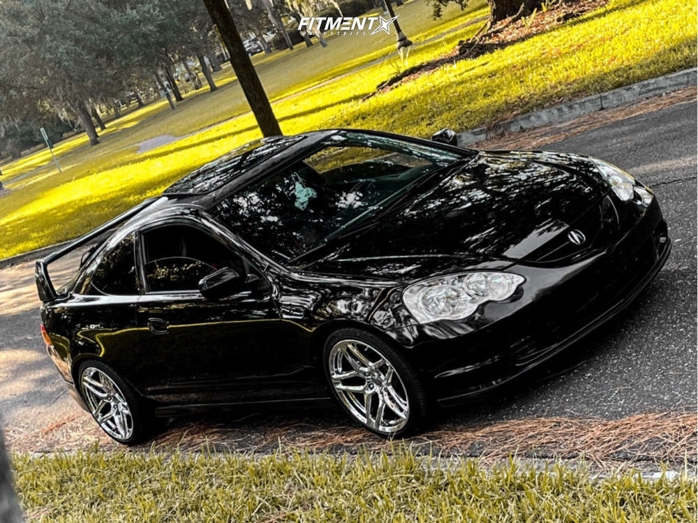 2002 Acura RSX Base with 18x9.5 Heritage Ebisu Monoc and Vercelli 255x35 on Coilovers | 2798205 ...
