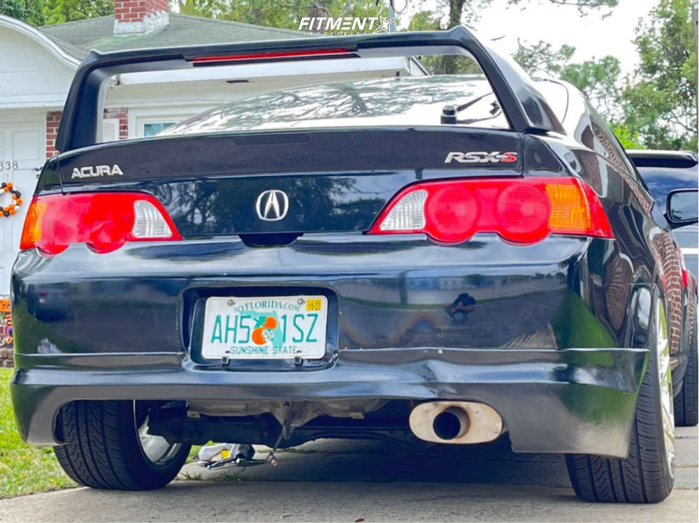 2002 Acura RSX Base with 18x9.5 Heritage Ebisu Monoc and Vercelli 255x35 on Coilovers | 2798205 ...