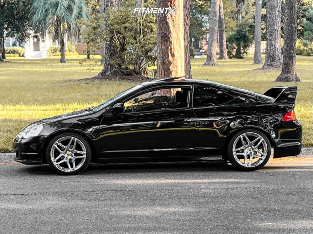 2002 Acura RSX Base with 18x9.5 Heritage Ebisu Monoc and Vercelli ...