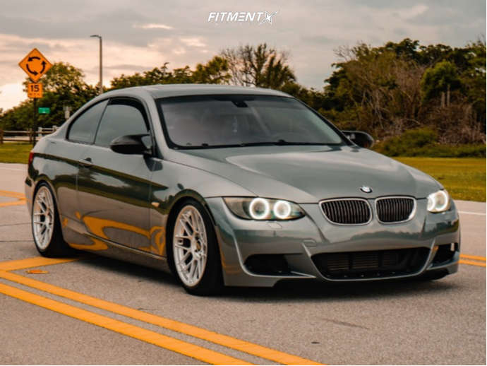 2009 BMW 335i Base with 18x9 Apex Arc-8 and Michelin 225x40 on Lowering ...