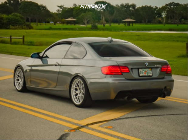 2009 BMW 335i Base with 18x9 Apex Arc-8 and Michelin 225x40 on Lowering ...