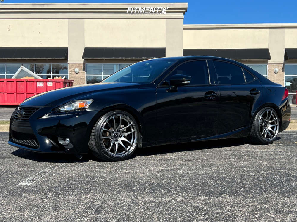 2015 Lexus IS250 Base with 18x9.5 Vors Tr4 and Arroyo 225x40 on ...