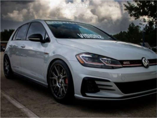 2021 Volkswagen GTI SE with 18x8.5 Konig Ampliform and Continental ...