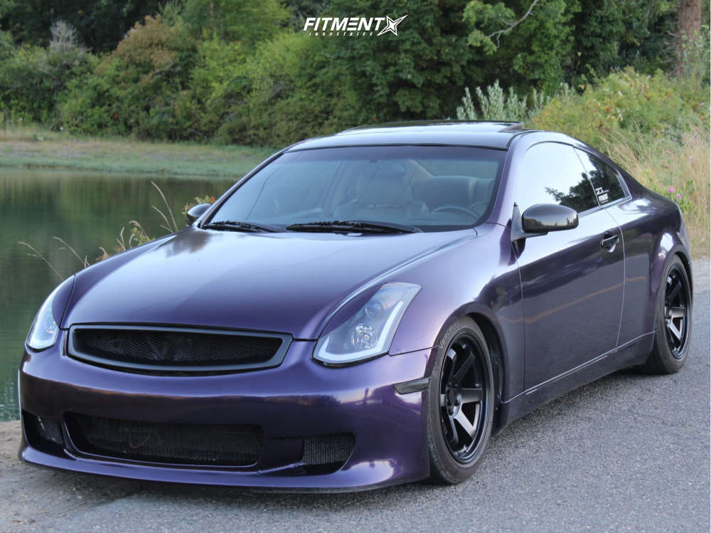2005 INFINITI G35 Base with 18x9.5 AVID1 Av6 and Vercelli 245x45 on ...